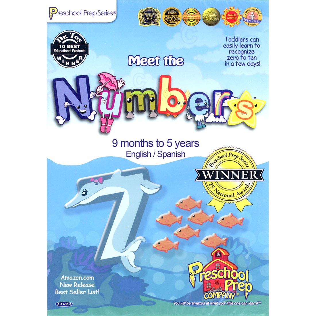 Meet The Numbers DVD by Preschool Prep Company - Walmart.com