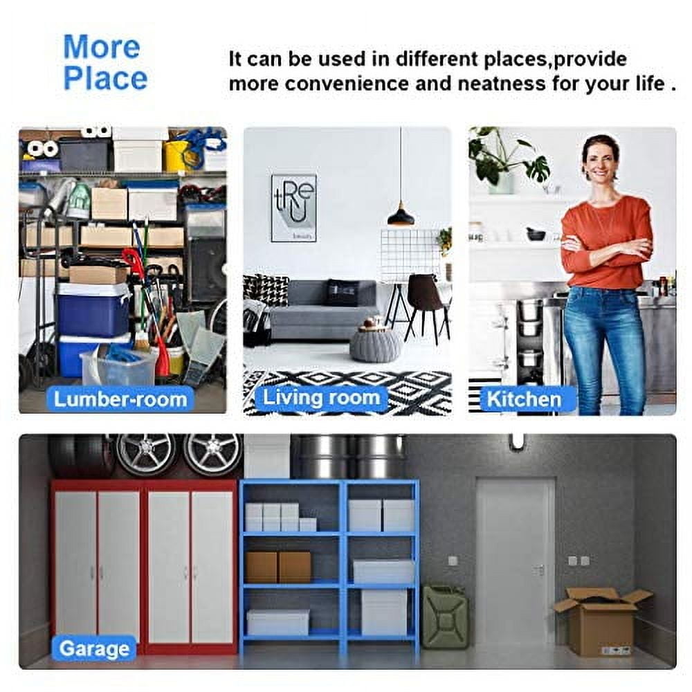 Meet perfect Adjustable 5-Shelf Shelving Unit Storage Rack Wire ...