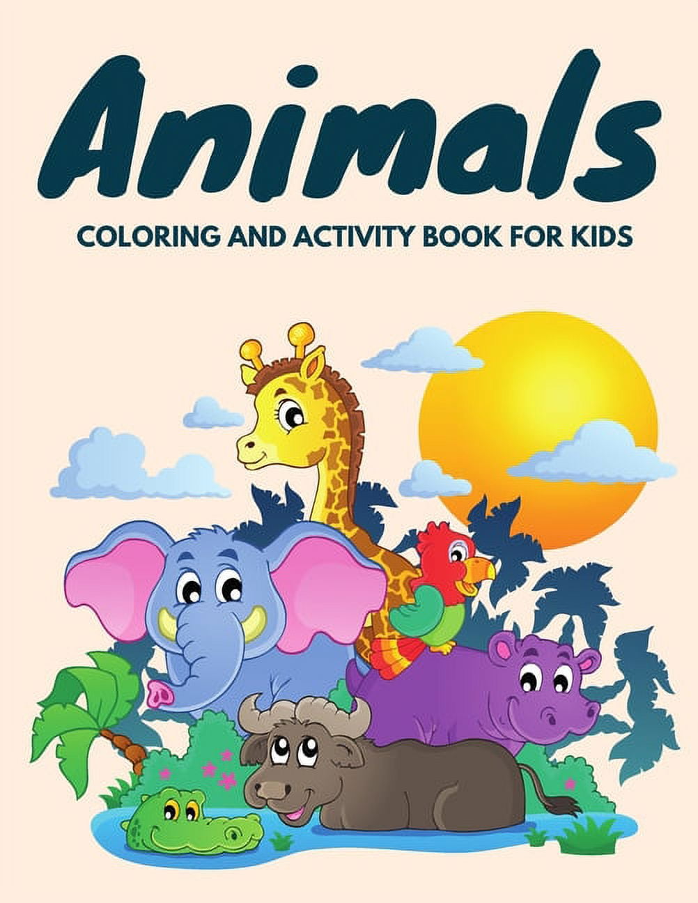 Meet the Animals: Animals Coloring and Activity Book for Kids: Coloring ...
