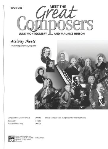 Meet the Great Composers, Bk 1: Including Composer Profiles, Activity ...