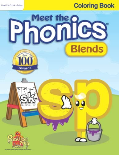Pre-Owned Meet the Phonics Blends Coloring Book Paperback - Walmart.com