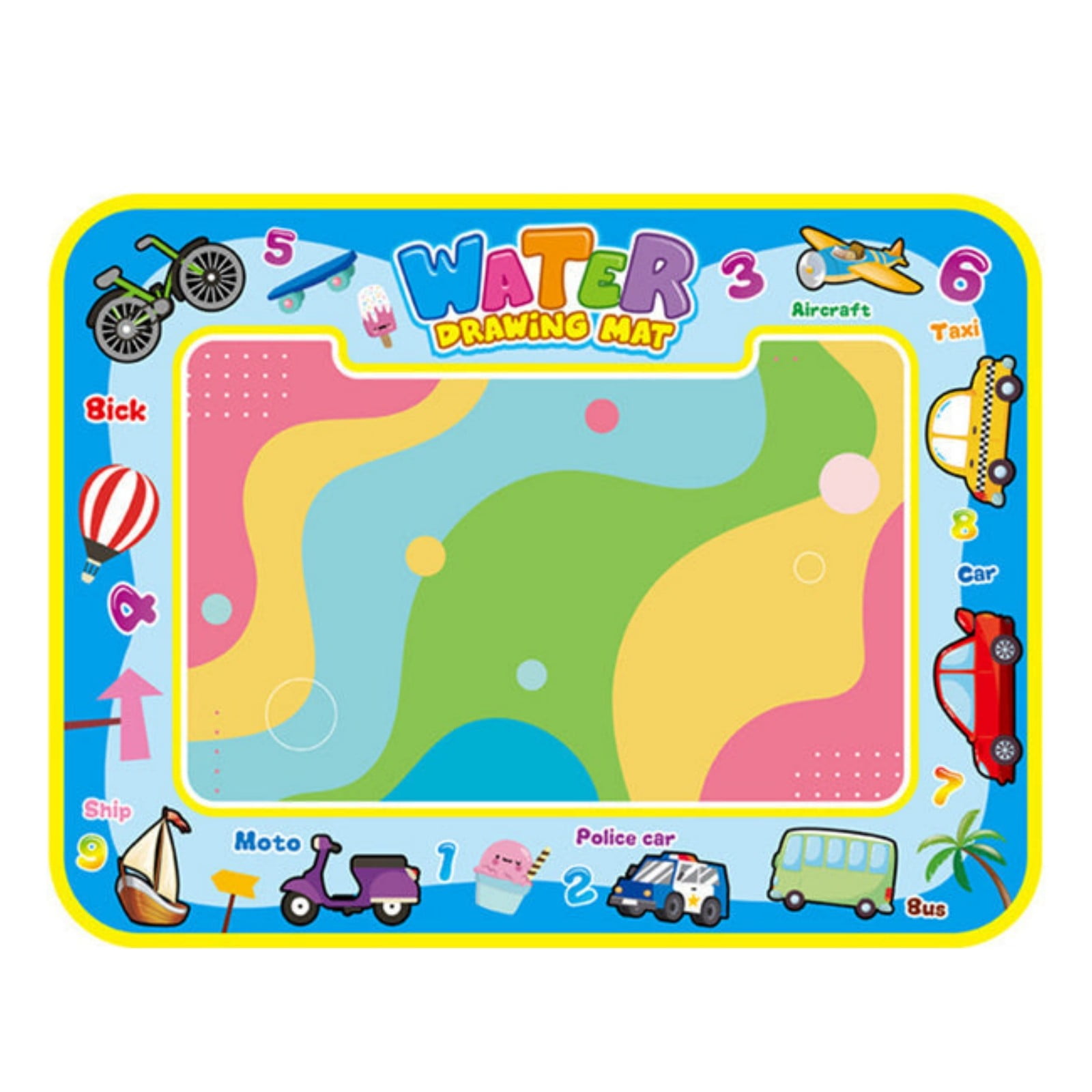 MeetYTOYS 9-Piece Kids Toys Set Water Doodle Mat Painting Coloring Pad ...