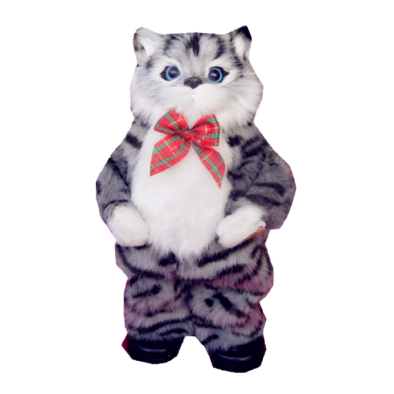 MeetYTOYS 12.2" Musical Cat Toy Electric Stuffed Animal Singing Toy ...