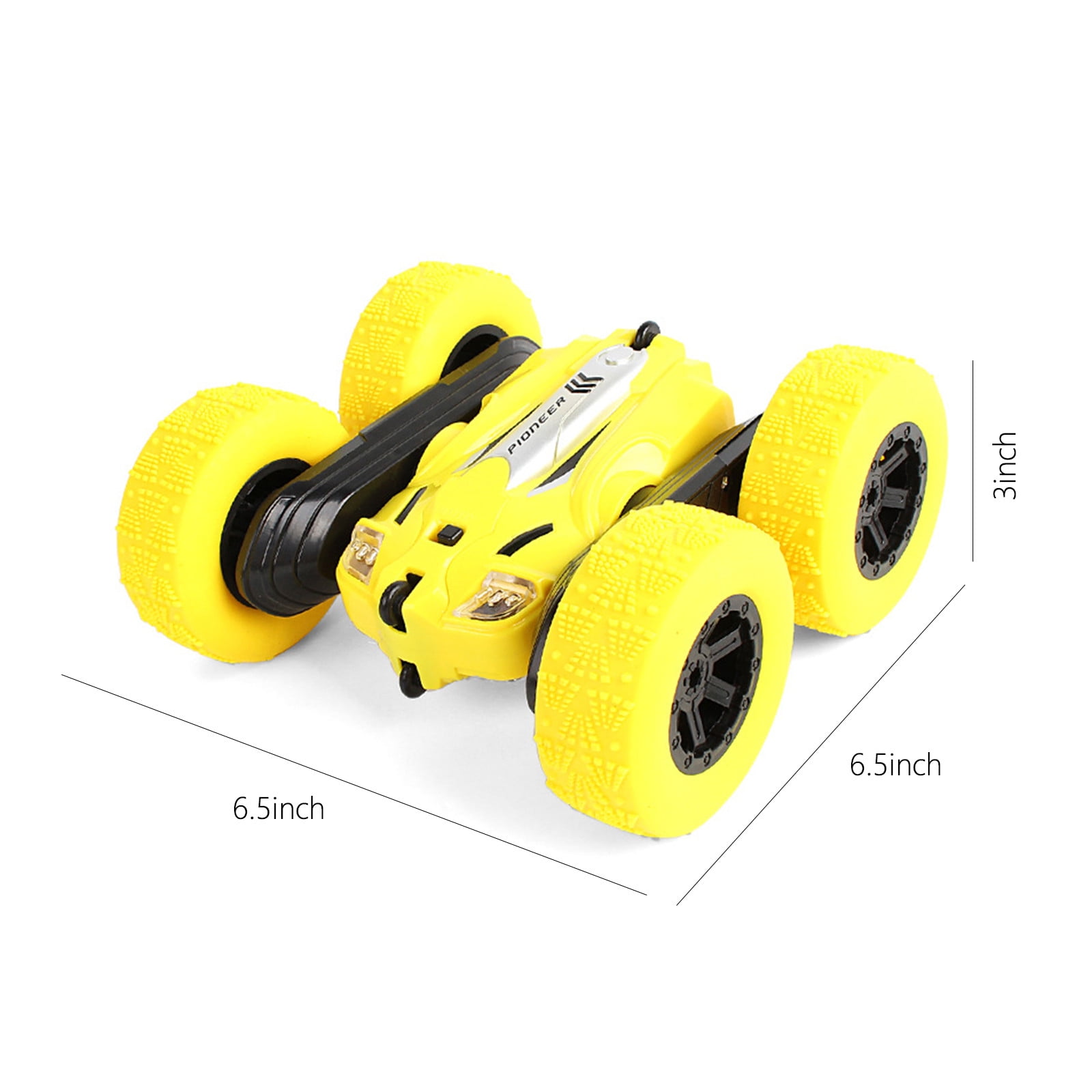 MeetYTOYS Clearance Remote Control Car Double Sided 360°Rotating RC Cars with Headlights 2.4GHz ...
