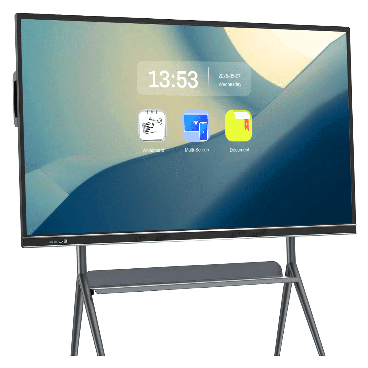 OmninexHub Meeting Board, 75 Inch Touch Screen All-In-One Computer 4K Uhd Wireless Projection ...