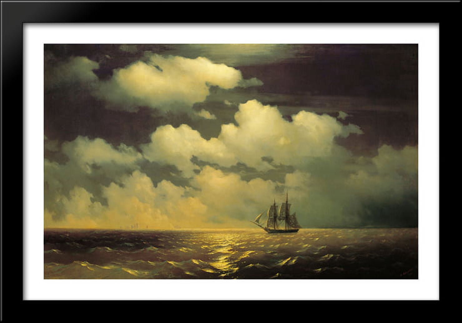 Meeting of the Brig Mercury with the Russian Squadron After the Defeat ...