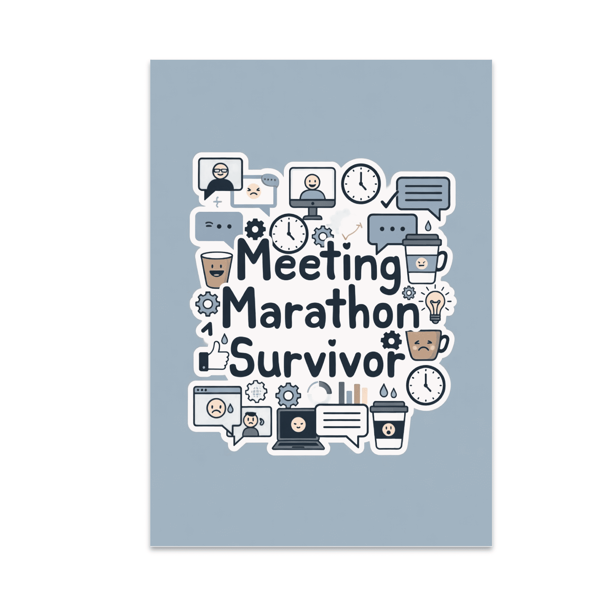 Meeting Marathon Survivor - Office Humor Enthusiast - 11 oz Ceramic ...