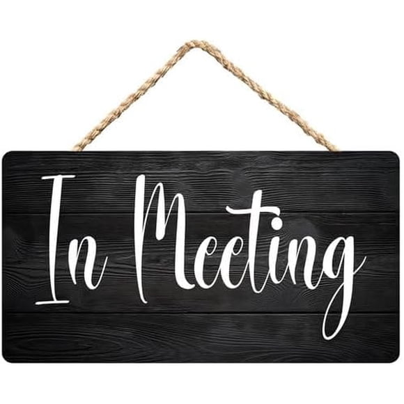 Meeting Progress Door Sign
