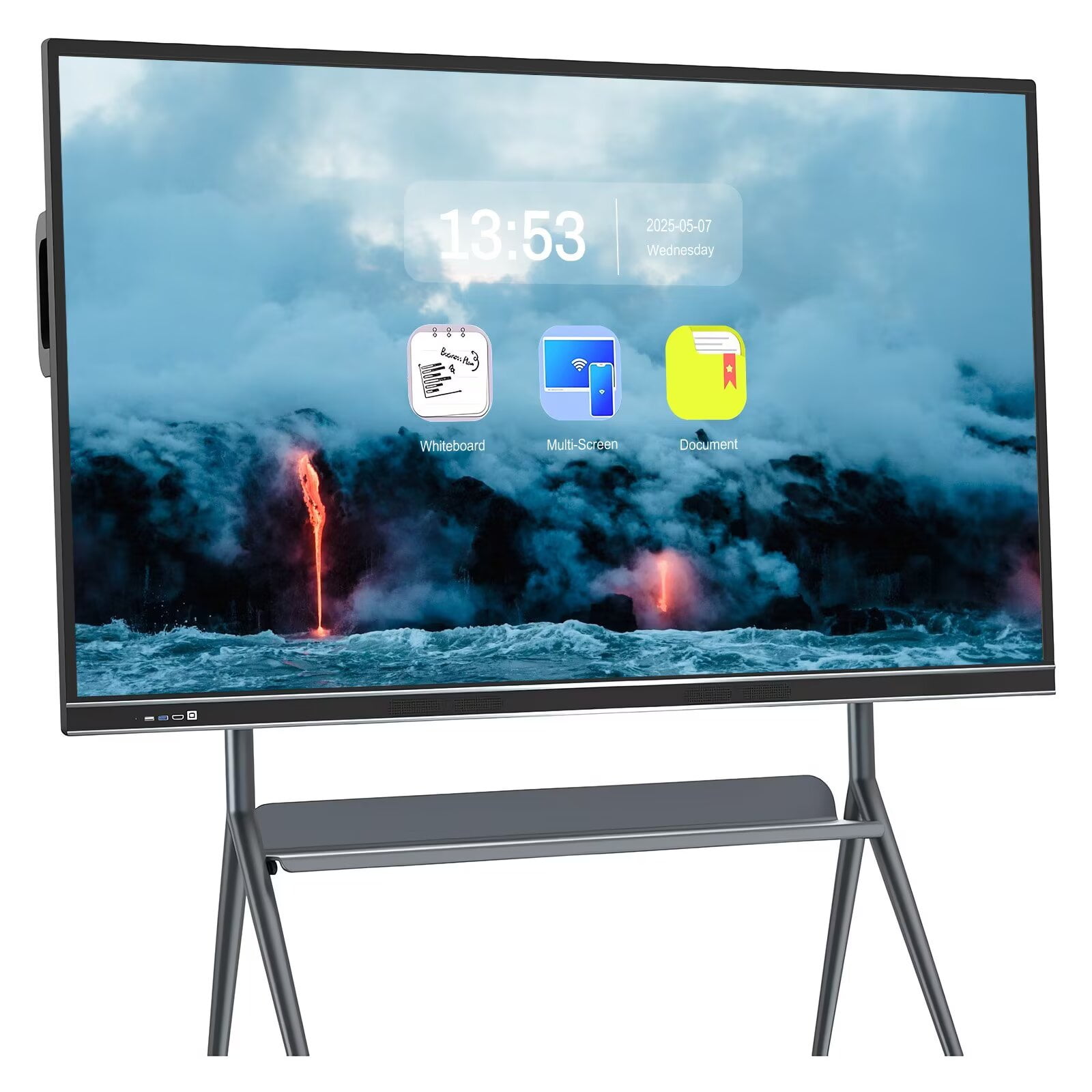 OmninexHub Meeting Smart Board, 75''Touch Screen All-In-One Computer 4K Uhd Wireless Projection ...