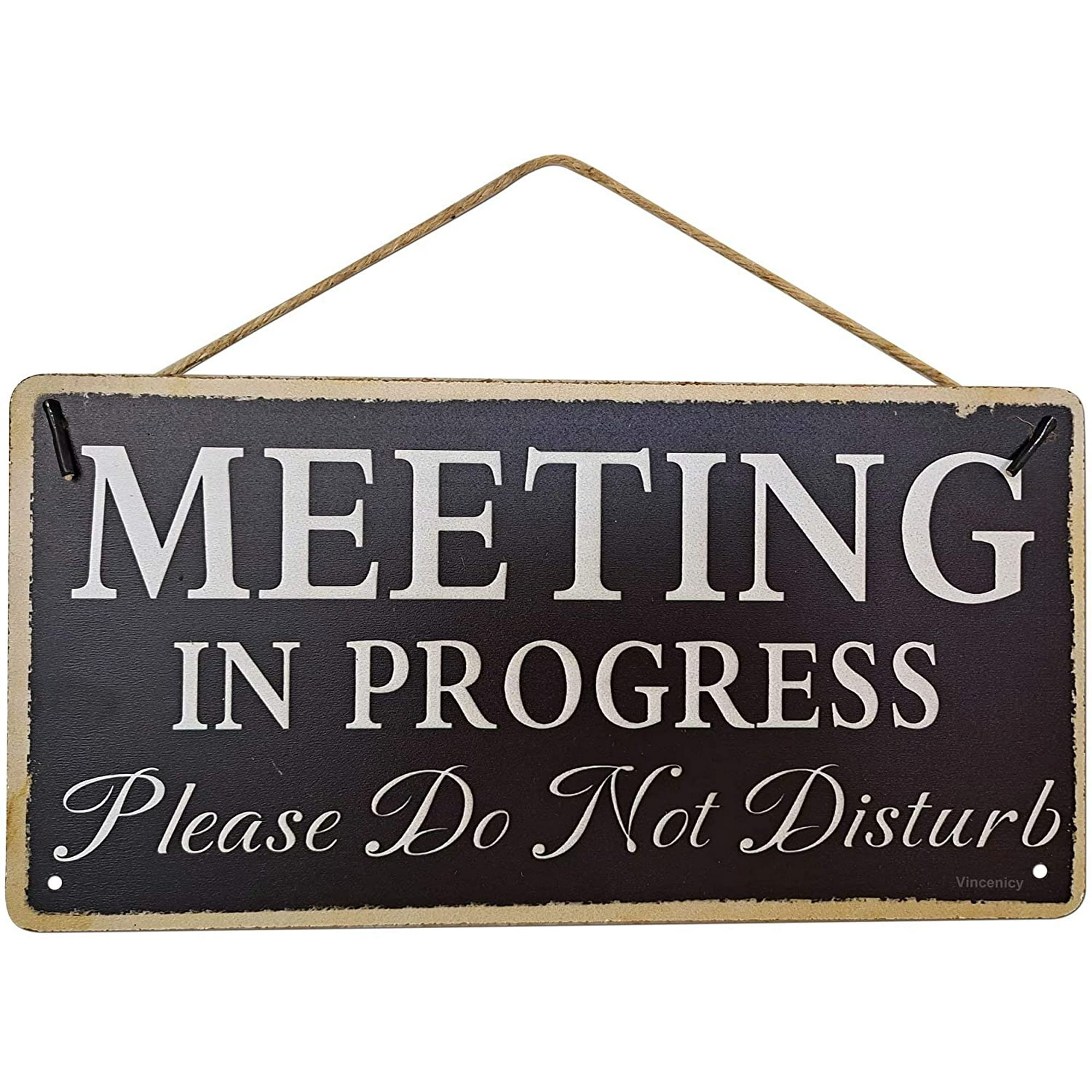Meeting In Progress Do Not Disturb