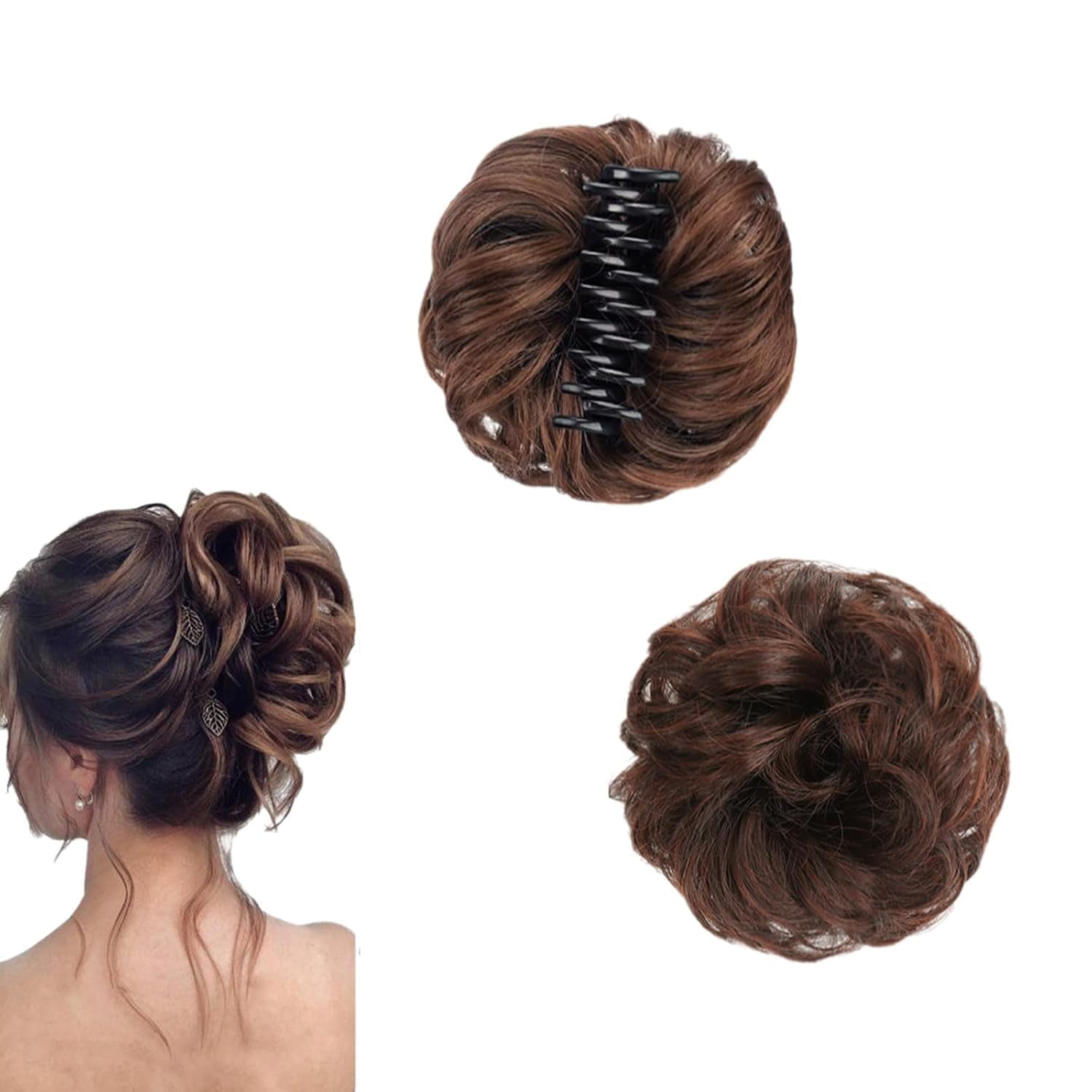 Meetitsneeds Bun Extension Clips, Meetitsneeds Hair Claw Clip ...