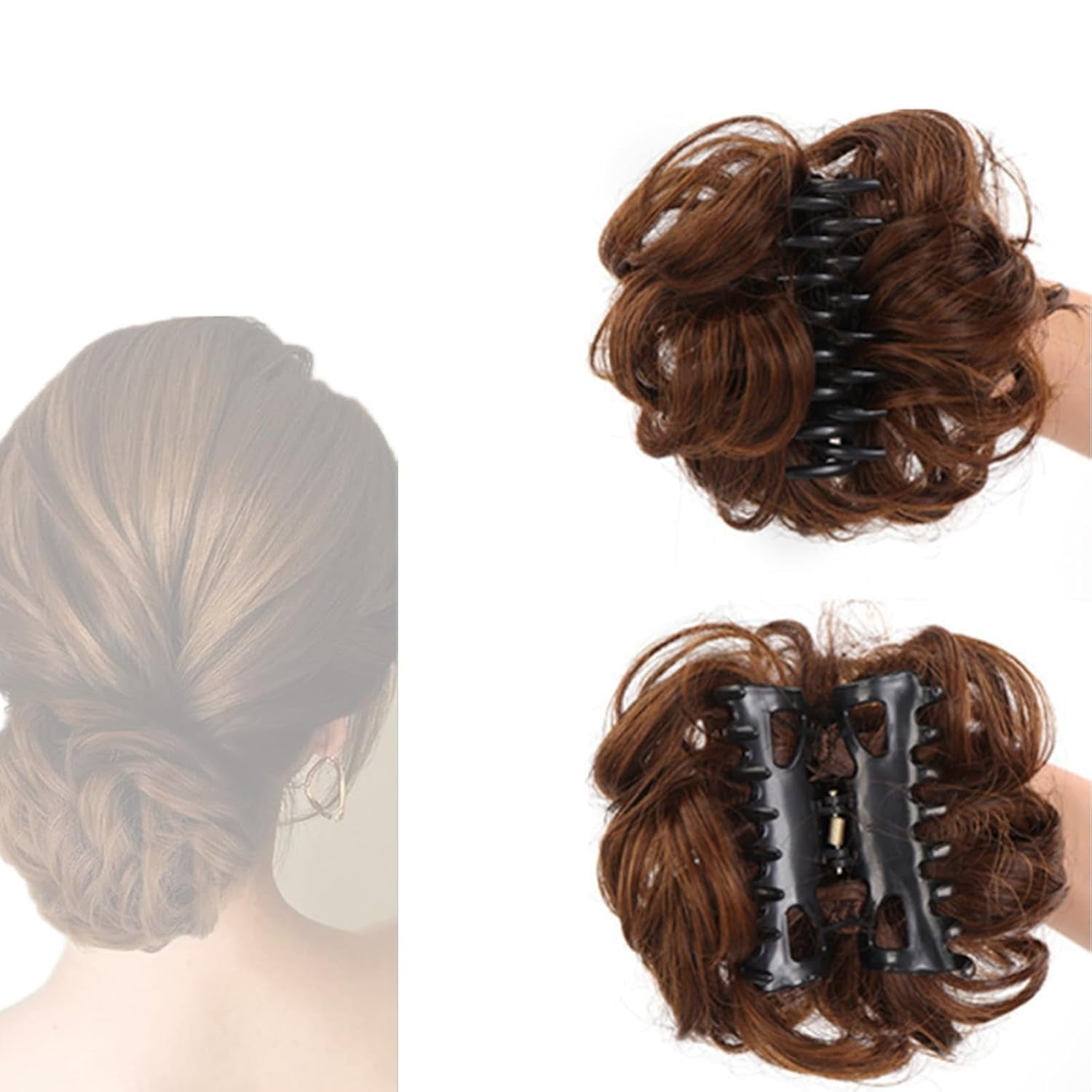 Meetitsneeds Bun Extension Clips, Meetitsneeds Hair Clip, Messy Bun ...