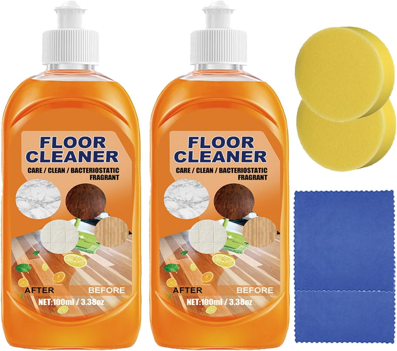 Meetitsneeds Floor Cleaner, Multi-purpose Floor Cleaner Liquid (2set ...