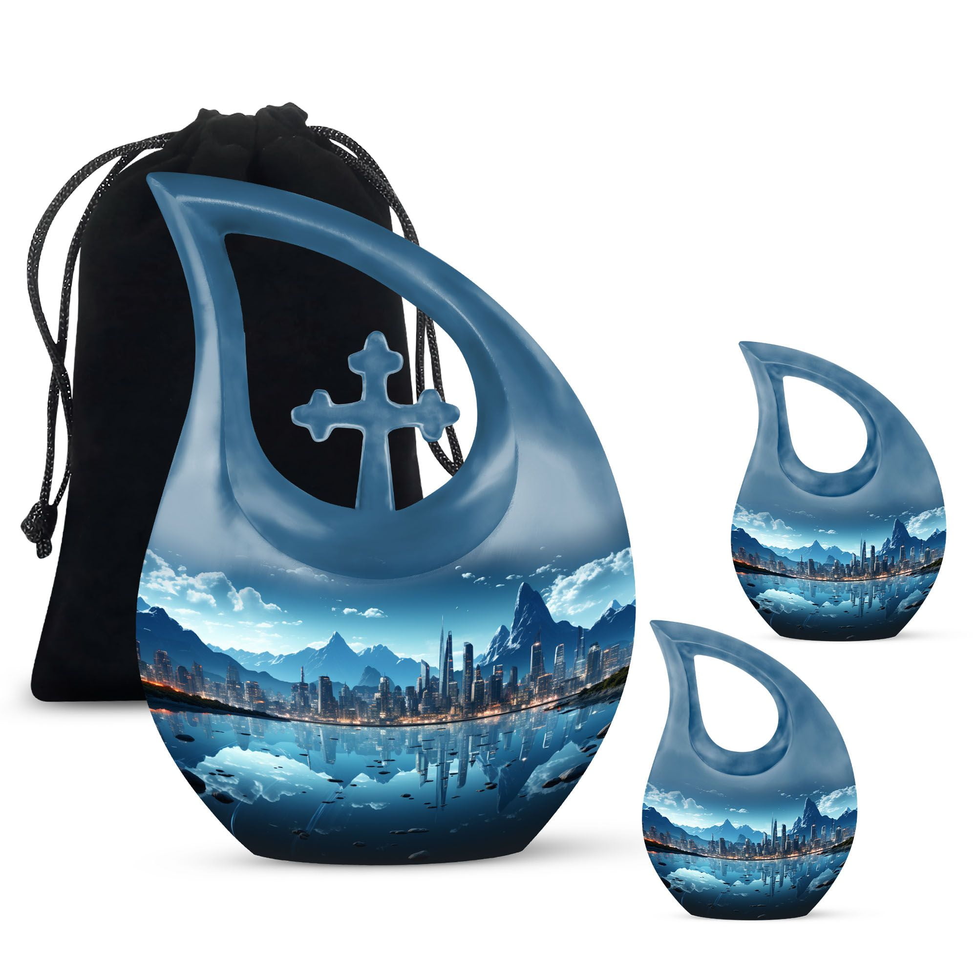 Meets Urban Splendor Urn - Memorial Ashes Keepsake - Urns For Human ...