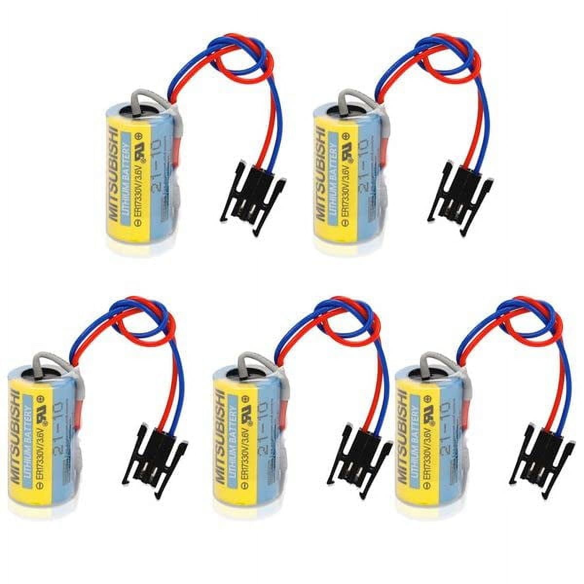 Meewellvetry MR-BAT ER17330V/3.6V A6BAT PLC Battery for FANUC CNC ...