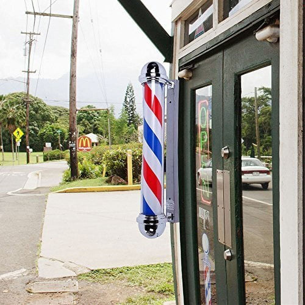 Mefeir 36" Barber Pole LED Light Classic Style,Hair Salon Barber Shop ...