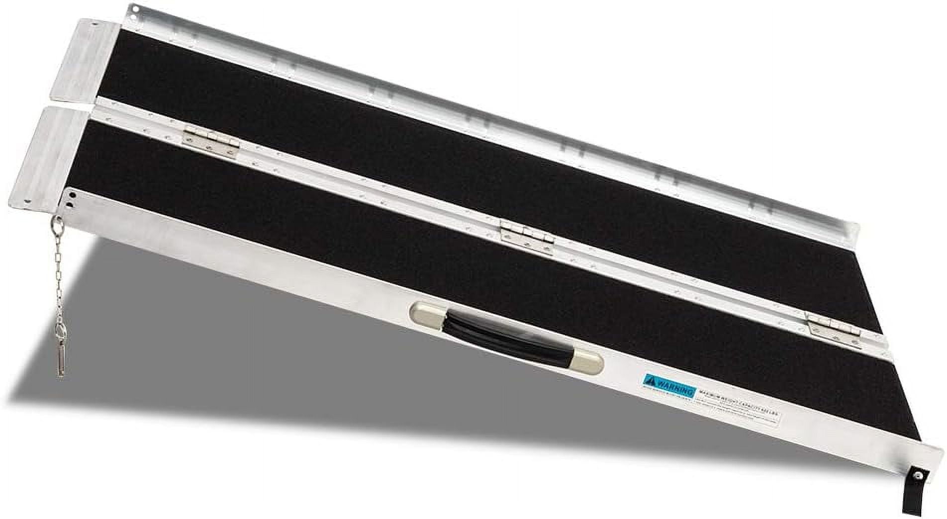 Mefeir 4' Wheelchair Ramp Threshold Portable Ramps 4ft for Home Steps ...