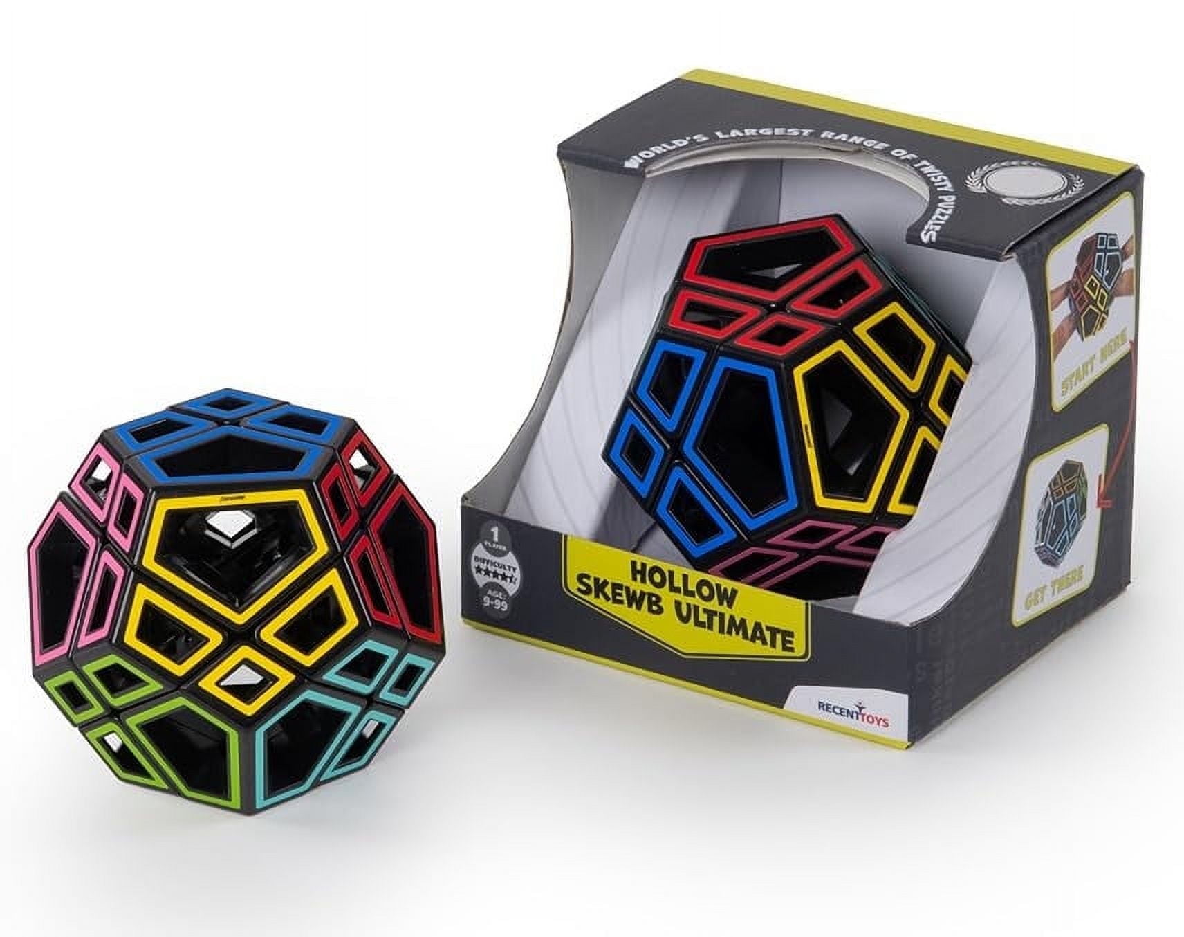 Meffert's Hollow Skewb Ultimate - The Original Transparent 12-Faced Brainteaser Puzzle from ...