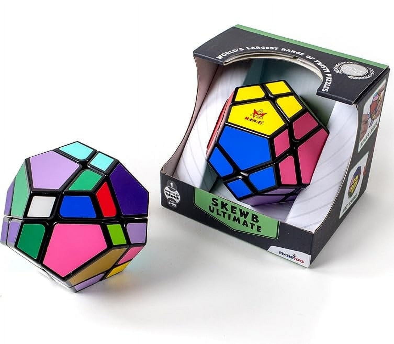 Meffert's Skewb Ultimate - The Original 12-Sided Brainteaser Puzzle ...