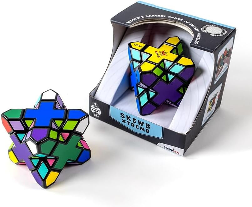 Meffert's Skewb Xtreme - The Original 10-Sided Diamond Brainteaser ...