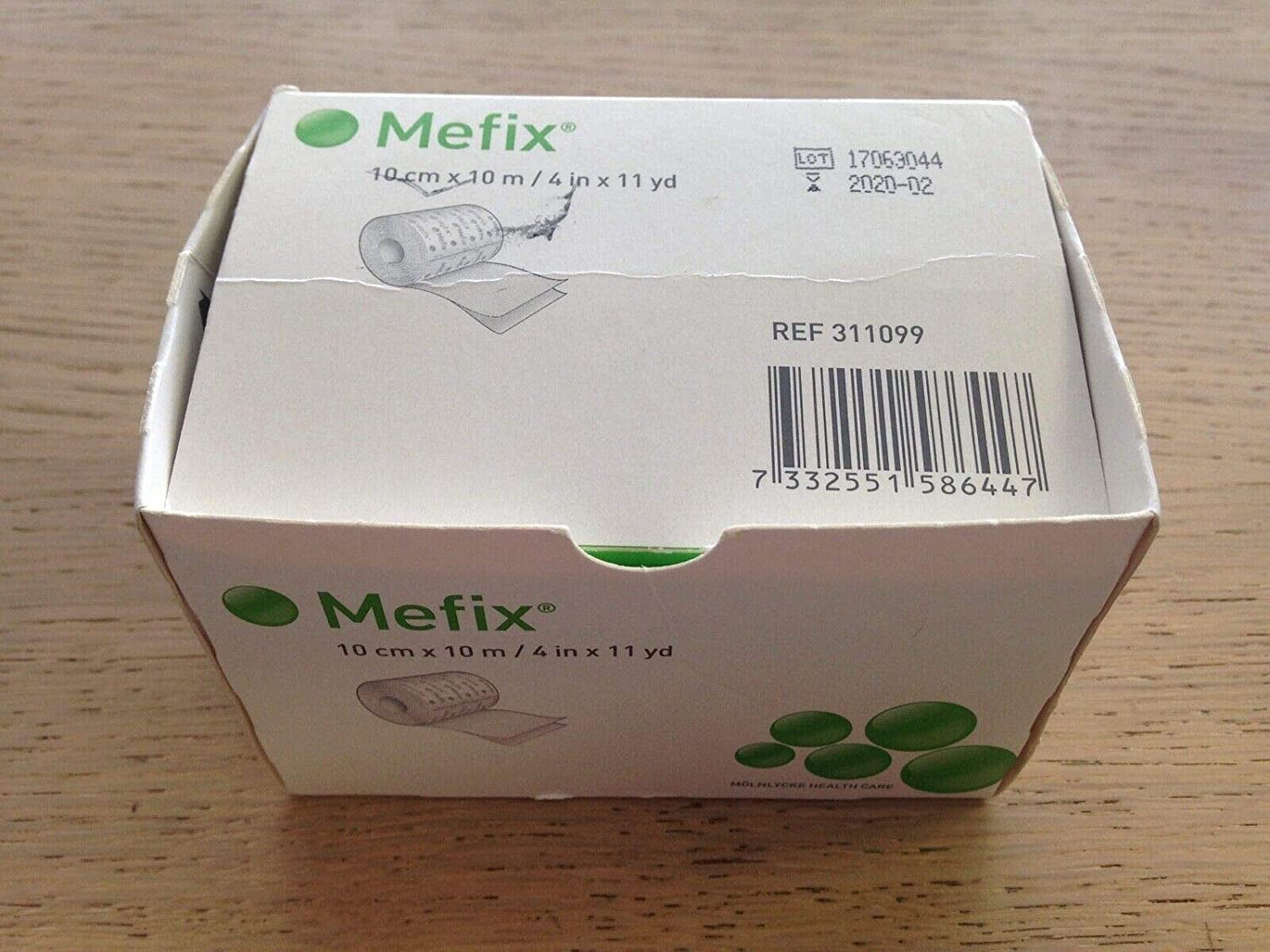 Mefix Self-Adhesive Fabric Tape. Width: 4" (10cm) x 11 yards, Quantity ...