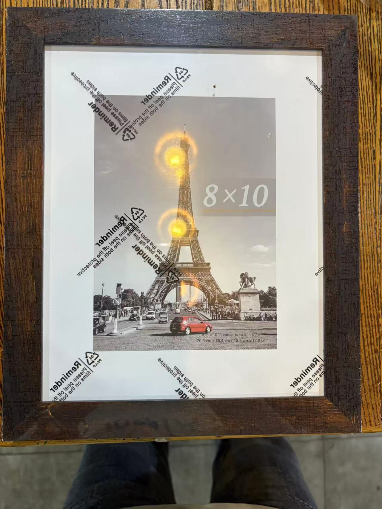 Meframe 2PACK 8x10 Wooden Picture Frame for Wall and Tabletop Display ...