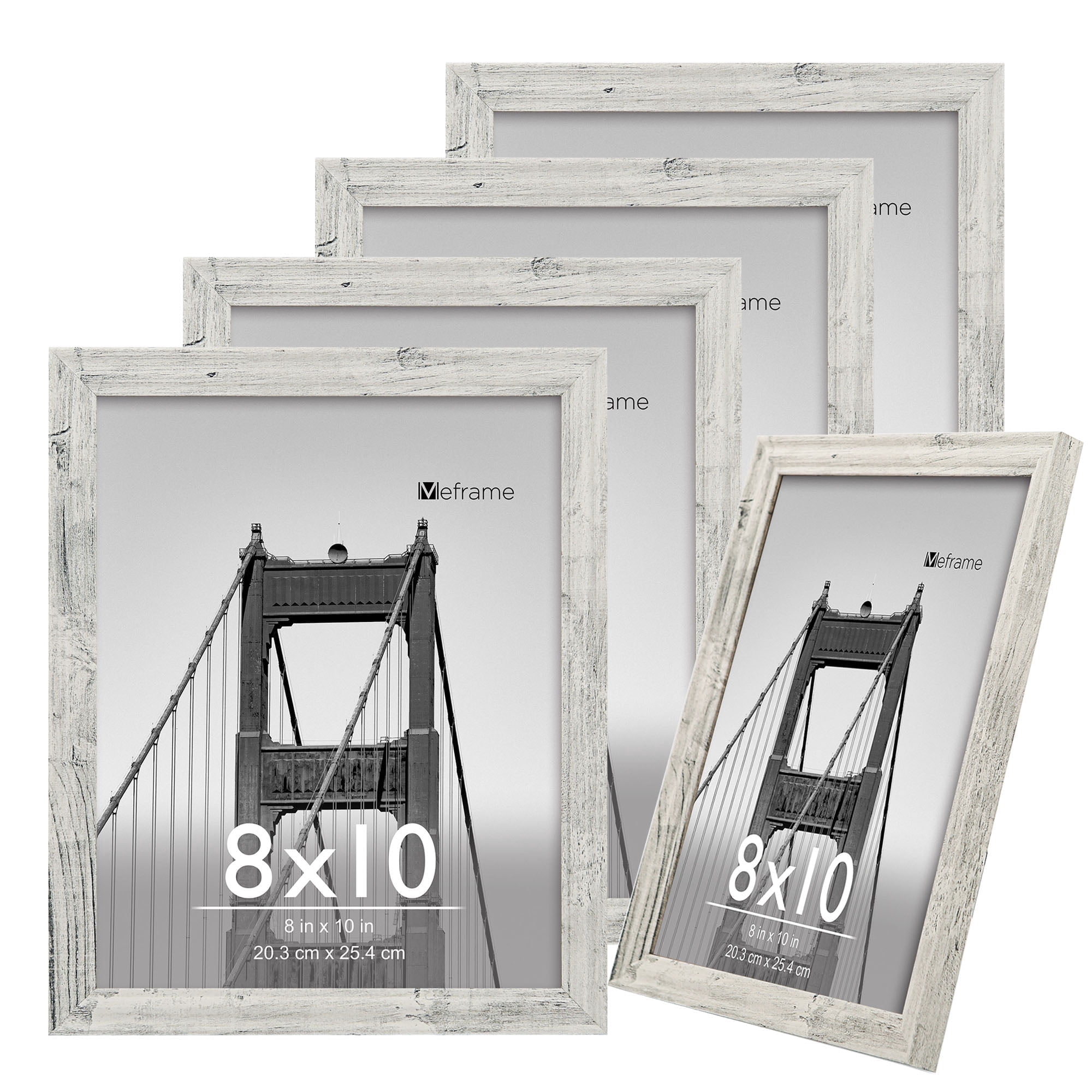Meframe 5PACK 8x10 Line Picture Frame for Hanging or Tabletop Display ...