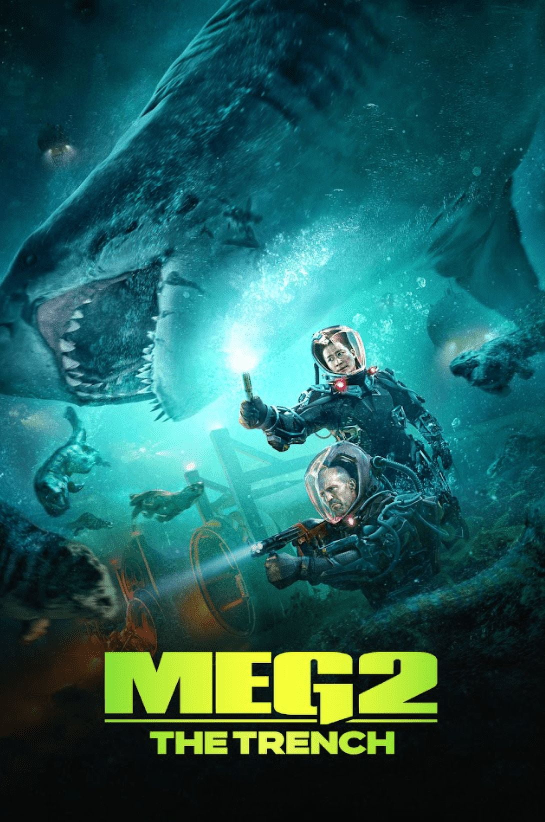 Meg 2: The Trench (2023) Movie Poster 24x36 Action-Packed Thriller ...