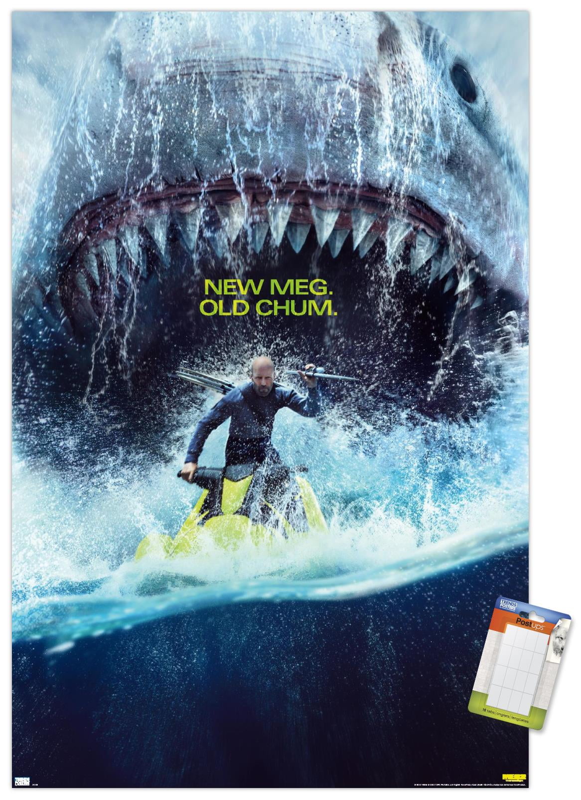 Meg 2: The Trench - One Sheet Wall Poster, 22.375" x 34" - Walmart.com