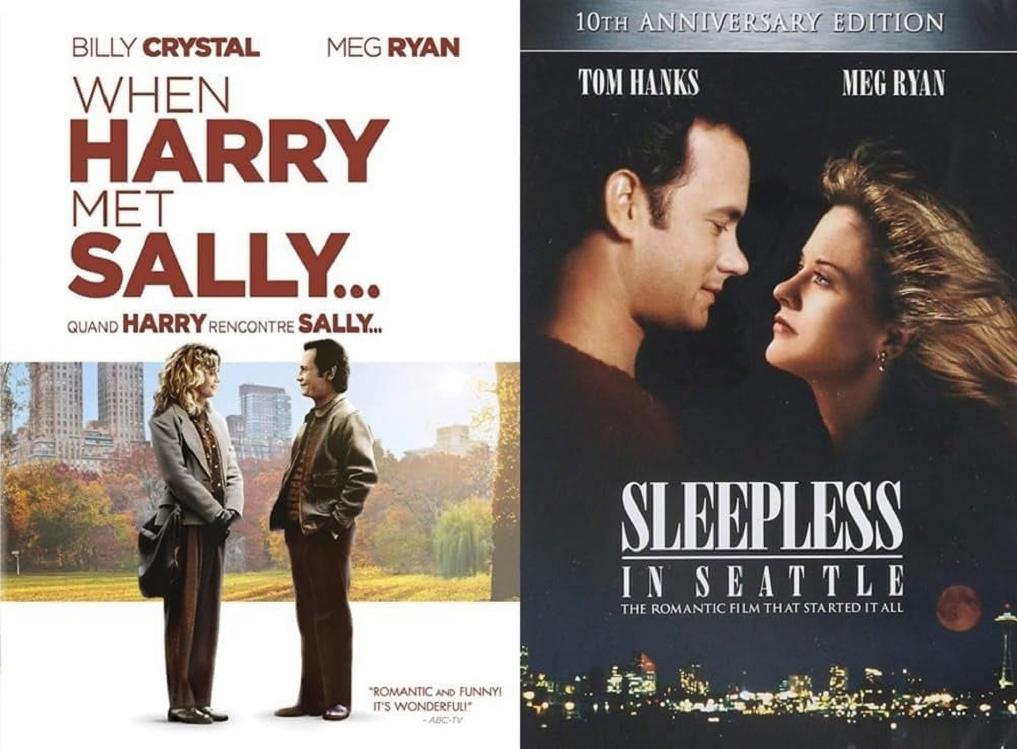 Meg Ryan When Harry Met Sally & Sleepless in Seattle Tom Hanks Romantic ...