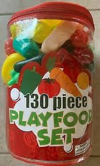 KIDS TOY - Mega 130 Piece - Playfood Set - Walmart.com