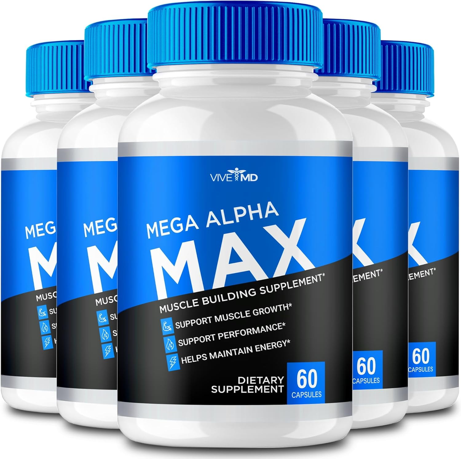 Mega Alpha Max Capsules Mega Alpha Pills (5 Pack) - Walmart.com