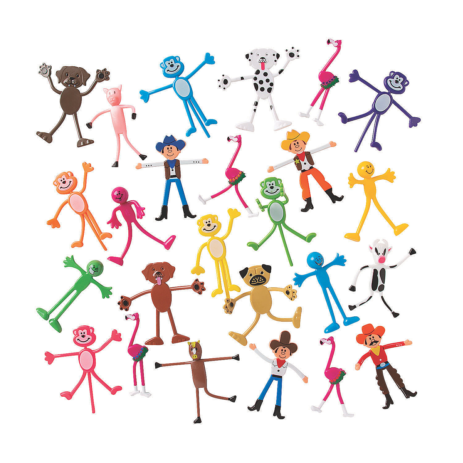 Mega Bendable Assortment (100Pc) - Party Favors - 100 Pieces - Walmart.com