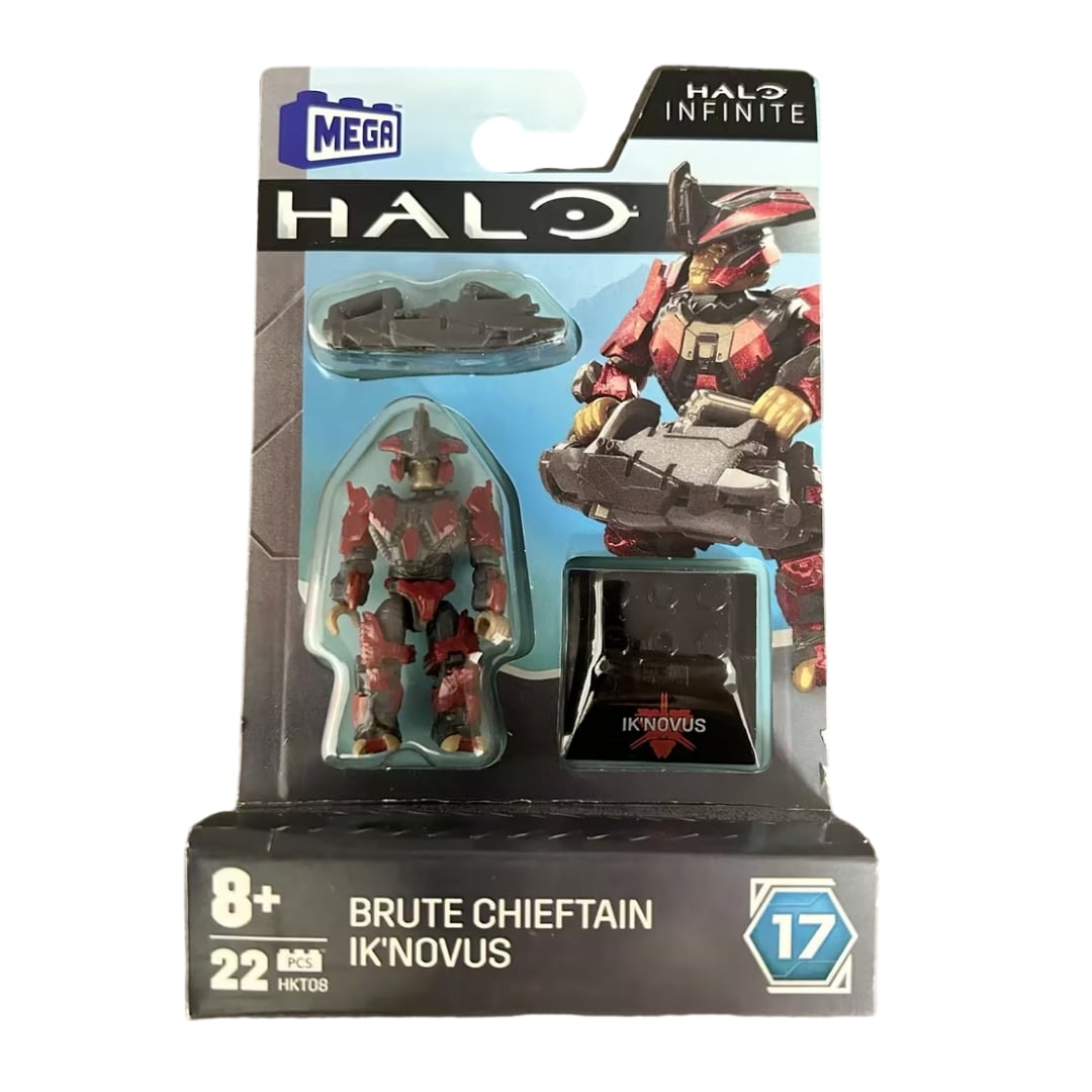 Mega Bloks Construx Halo Universe Heroes Series 17 Spartan CHIEFTAIN IK ...