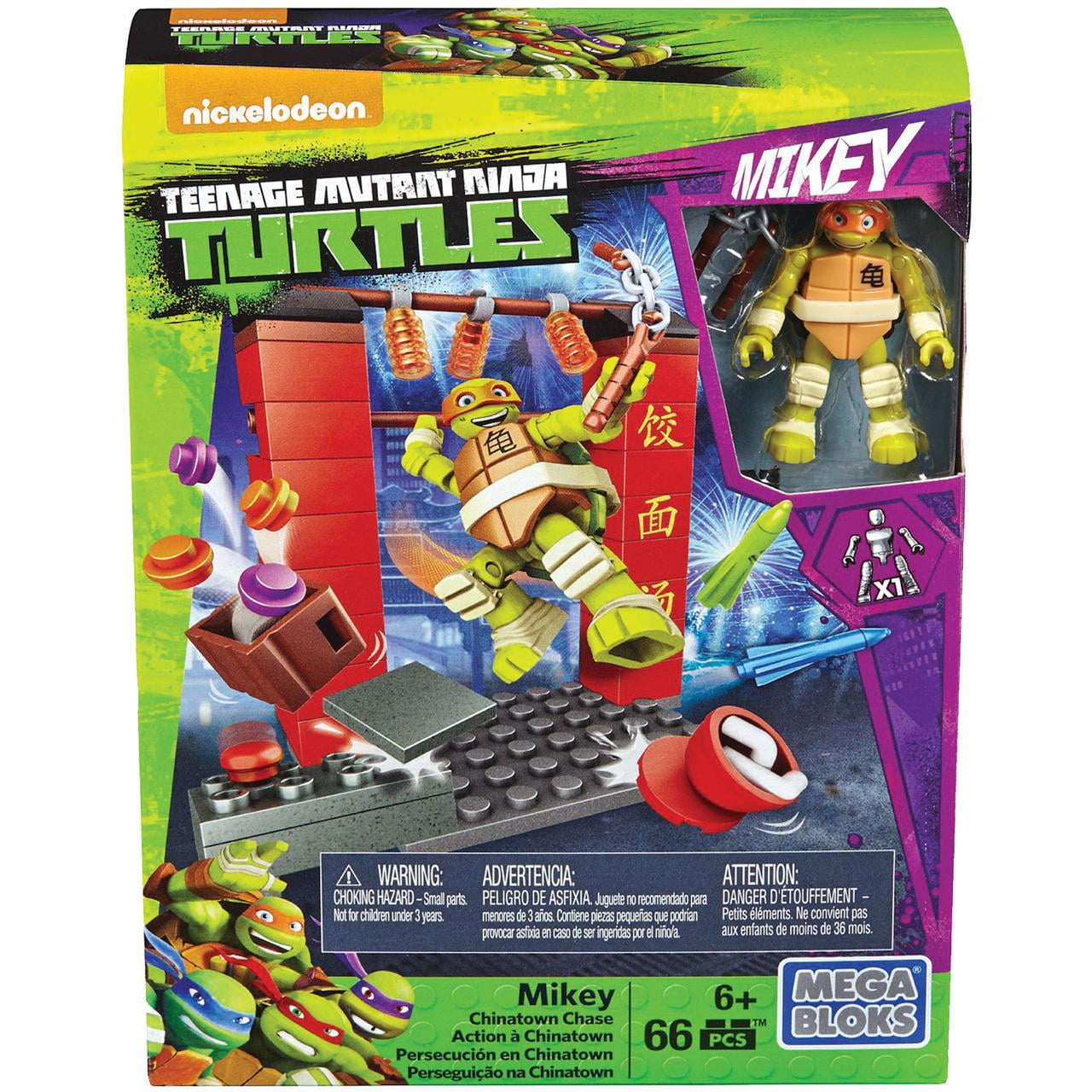 Mega Bloks DPW79 Teenage Mutant Ninja Turtles Michelangelo Chinatown ...