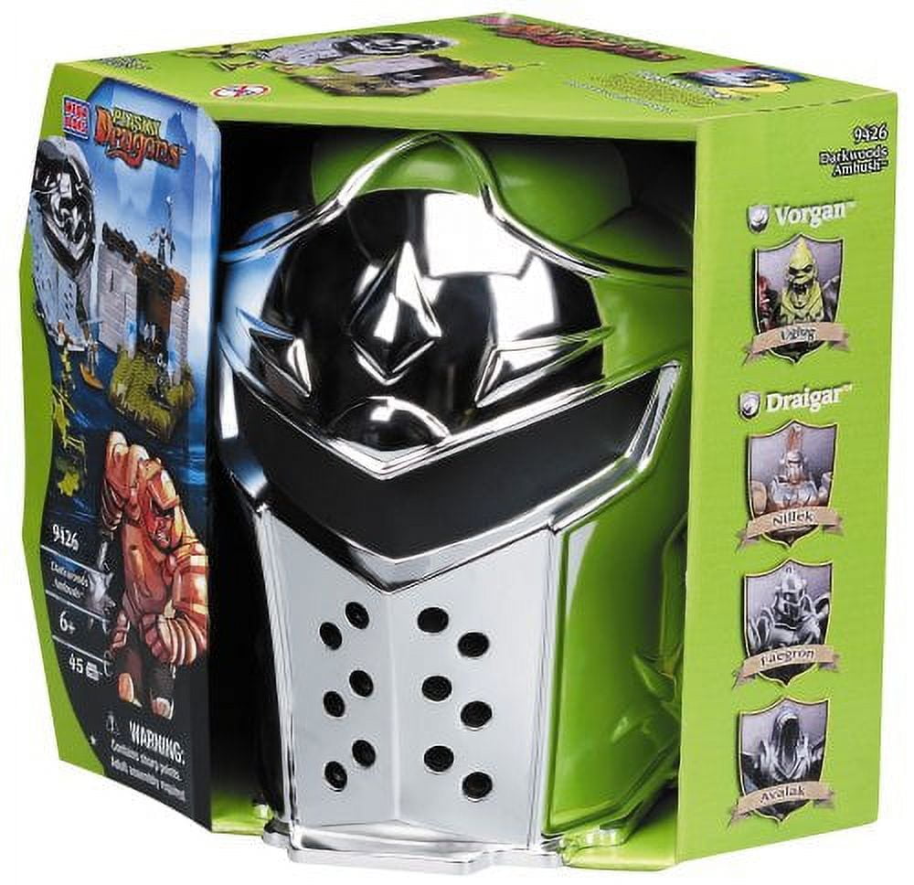 Mega Bloks Darkwoods Ambush Gold Paladin Helmet Building Set 9426 - 45 ...