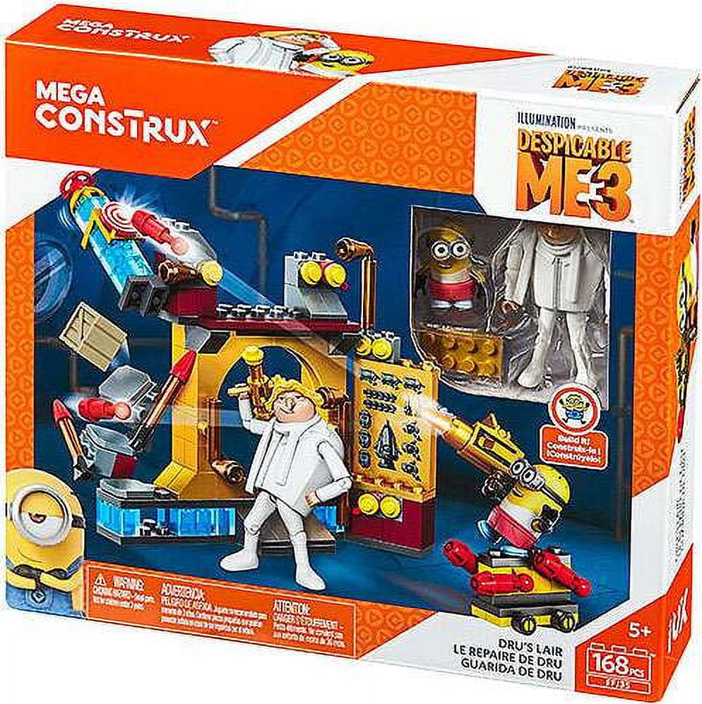 Mega Bloks Despicable Me Mega Construx Dru's Lair Minions Building Set ...