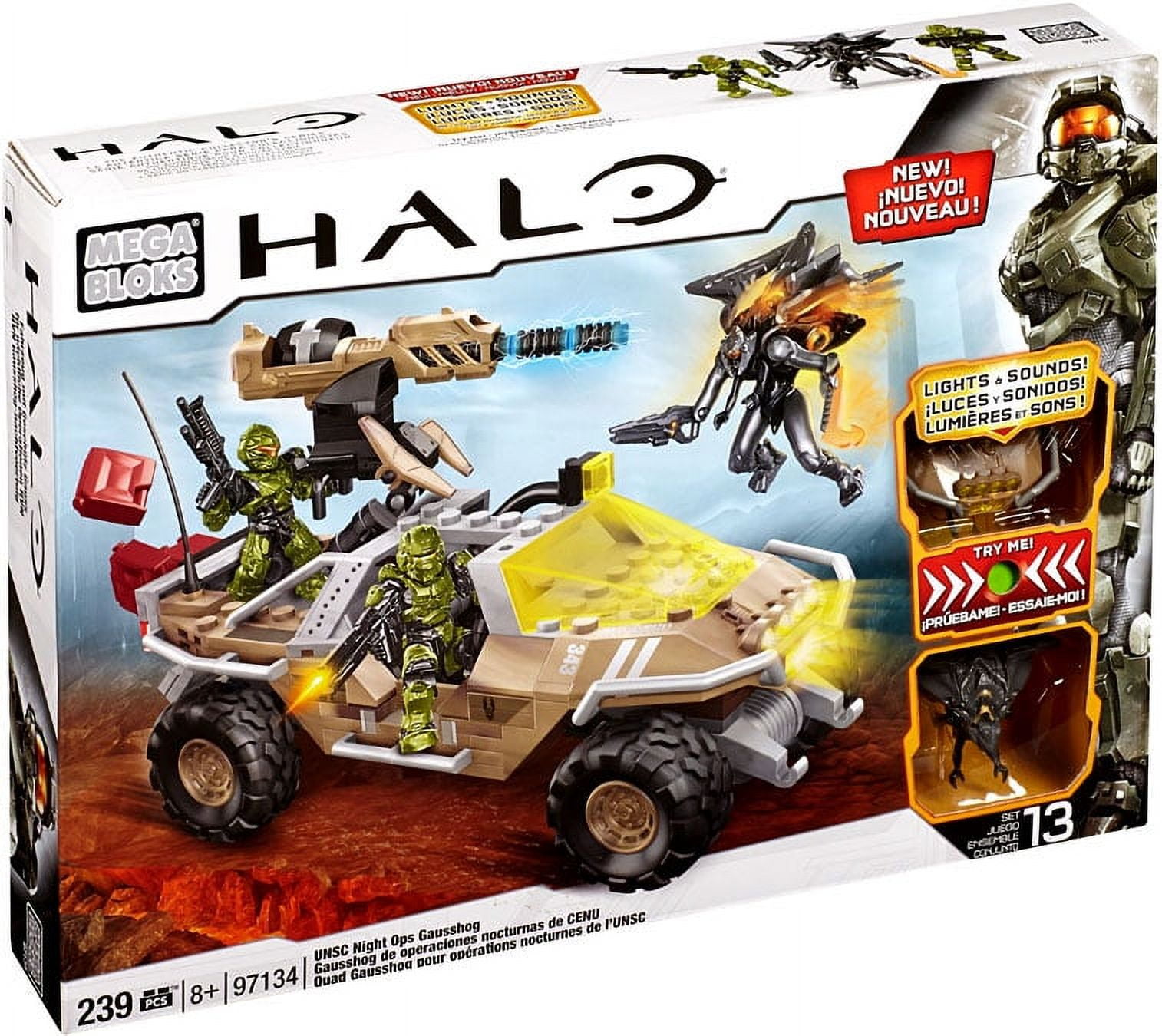 Mega Bloks Halo Unsc Night Ops Gausshog Recon - Walmart.com