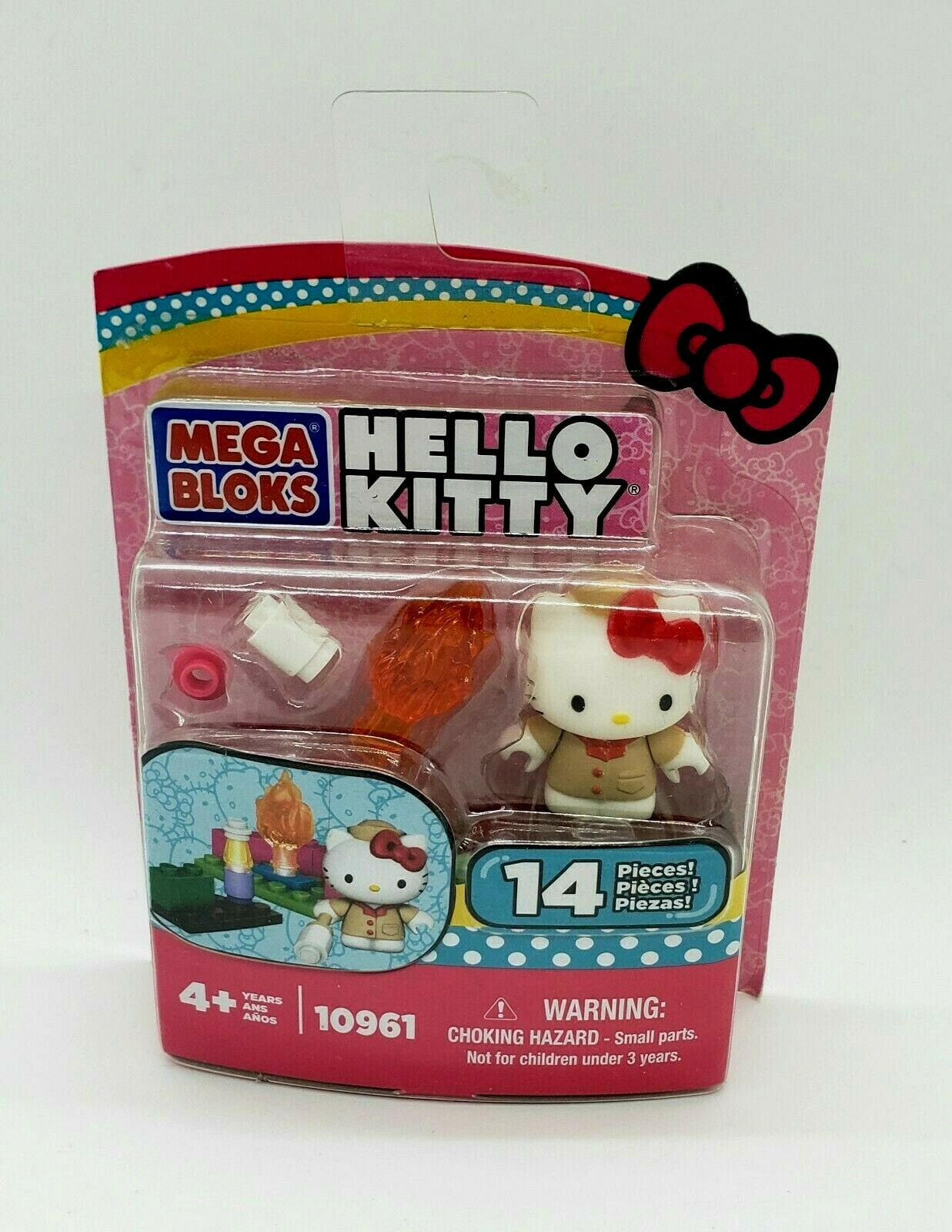 Mega Bloks Hello Kitty Small Tube Scout - Walmart.com