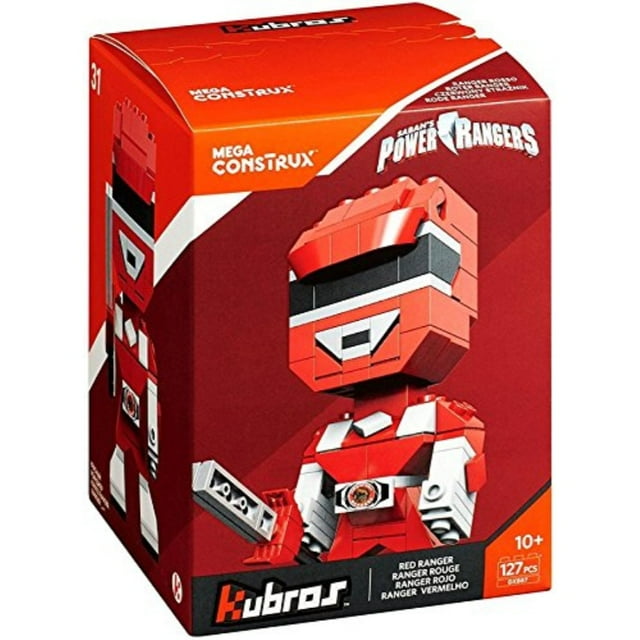 Mega Bloks Kubros Power Rangers Red Ranger Building Kit - Walmart.com