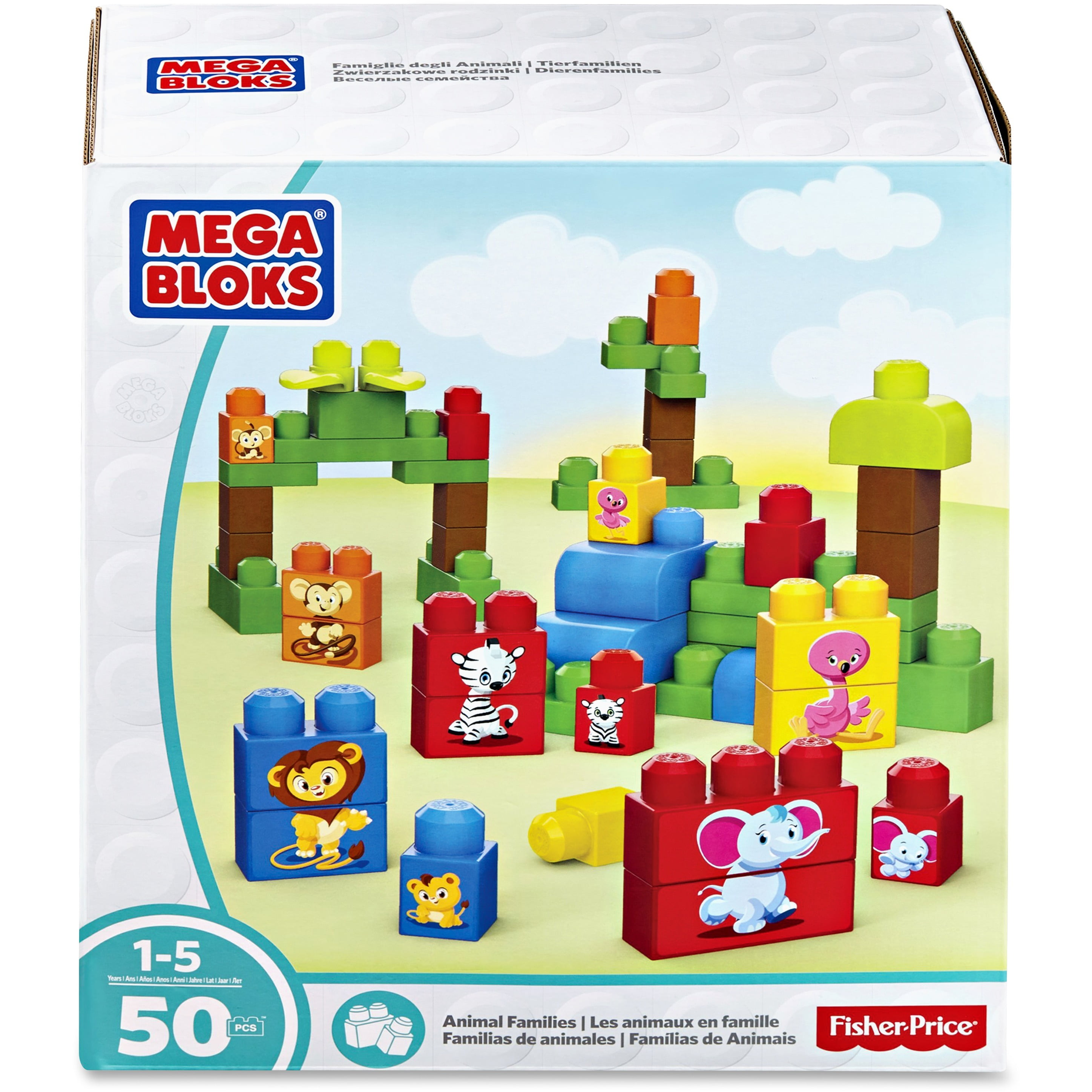 Mega Bloks, MBLDPY43, Animal Families Building Blocks Set, 1 Each ...