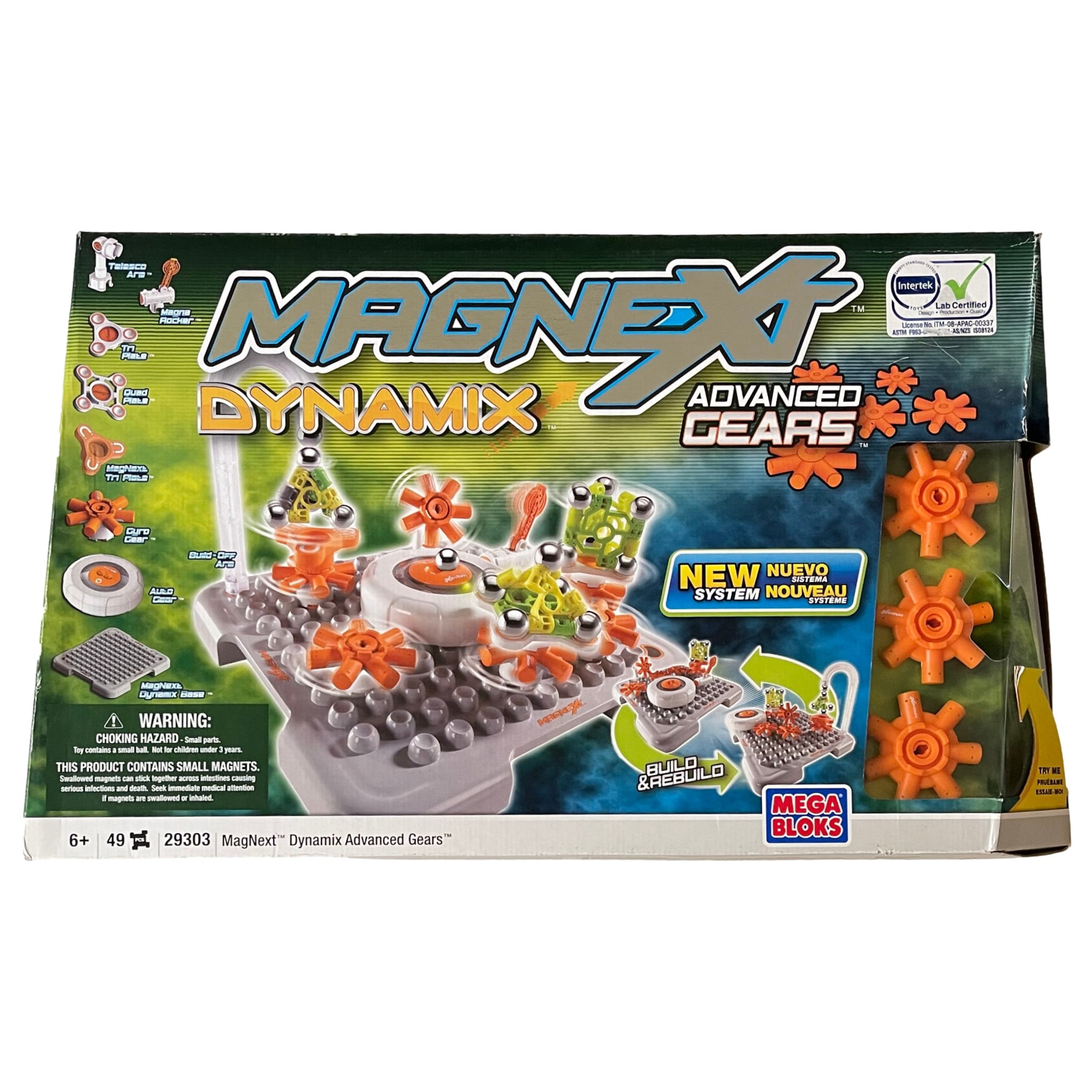Mega Bloks Magnext Dynamix Advanced Gears Building Set - Walmart.com