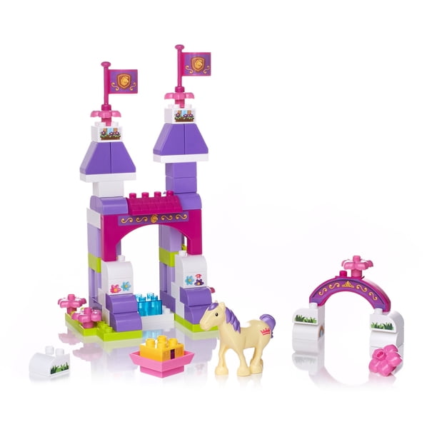 Mega Bloks Mini Storytelling House Interlocking Block Building Sets, 80 ...