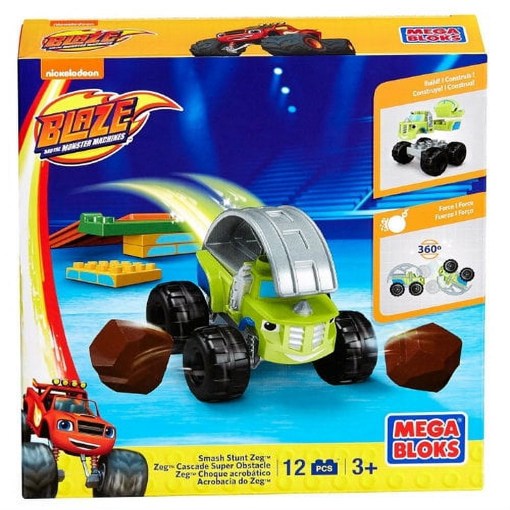 Mega Bloks Nickelodeon Blaze and the Monster Machines Smash Stunt Zeg ...