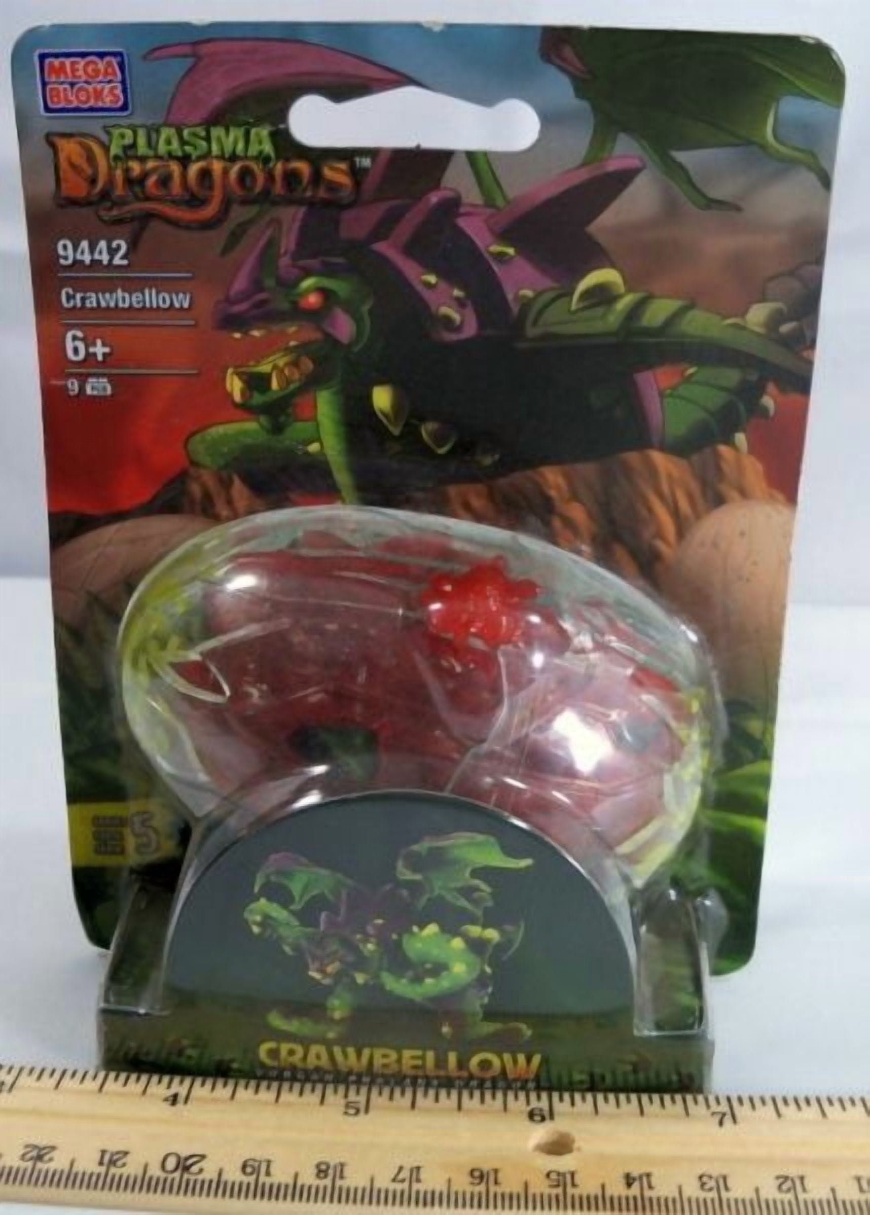 Mega Bloks Plasma Dragons Crawbellow 9442 - Walmart.com