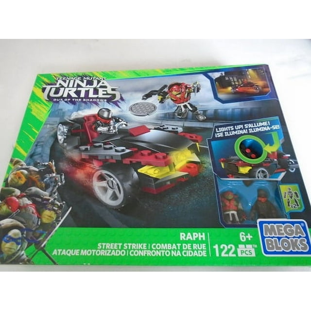 Mega Bloks Teenage Mutant Ninja Turtles Raphael Street Strike - Walmart.com