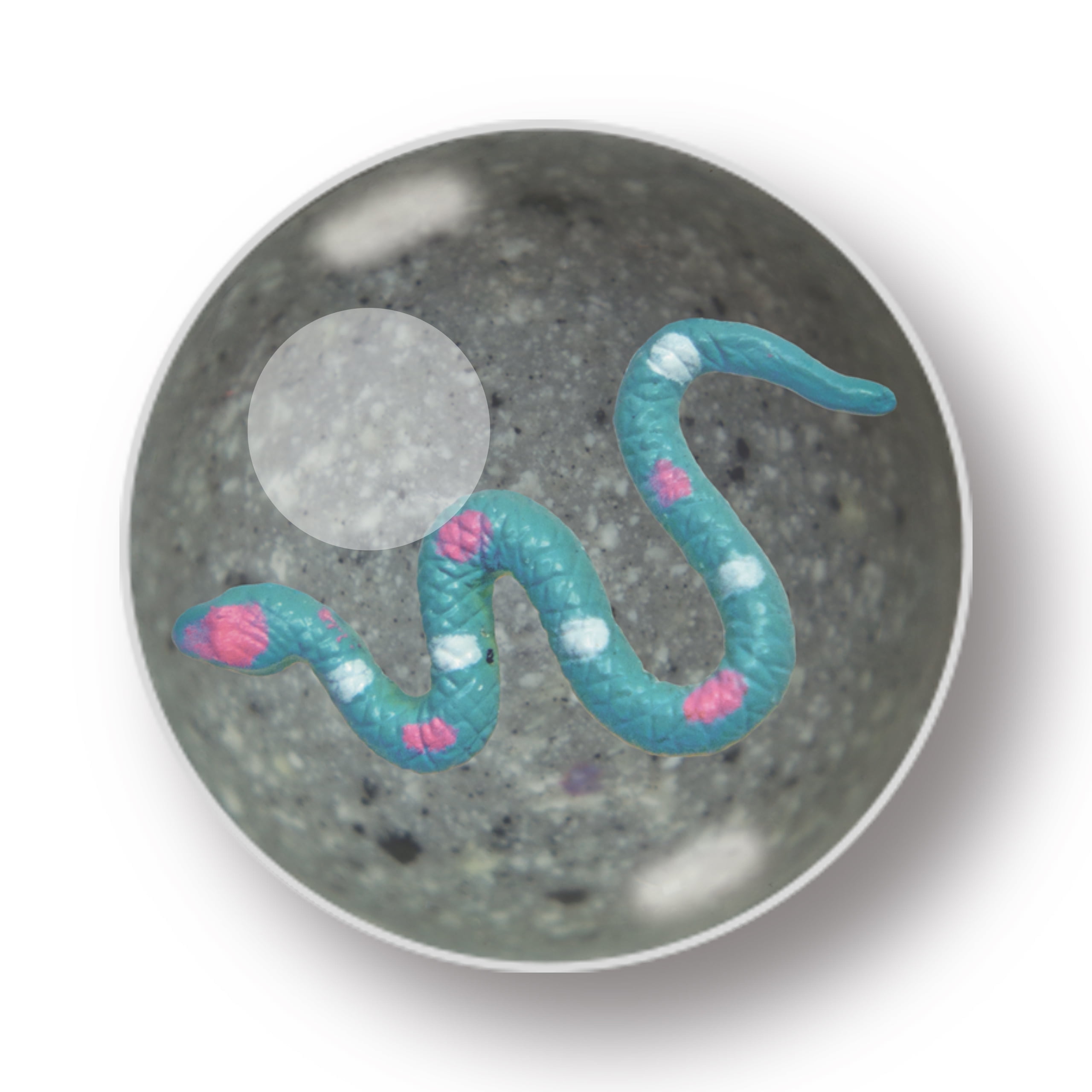 Mega Bounce - Snake by Deluxebase. Bouncy Ball with Snake Figurine. Fun ...