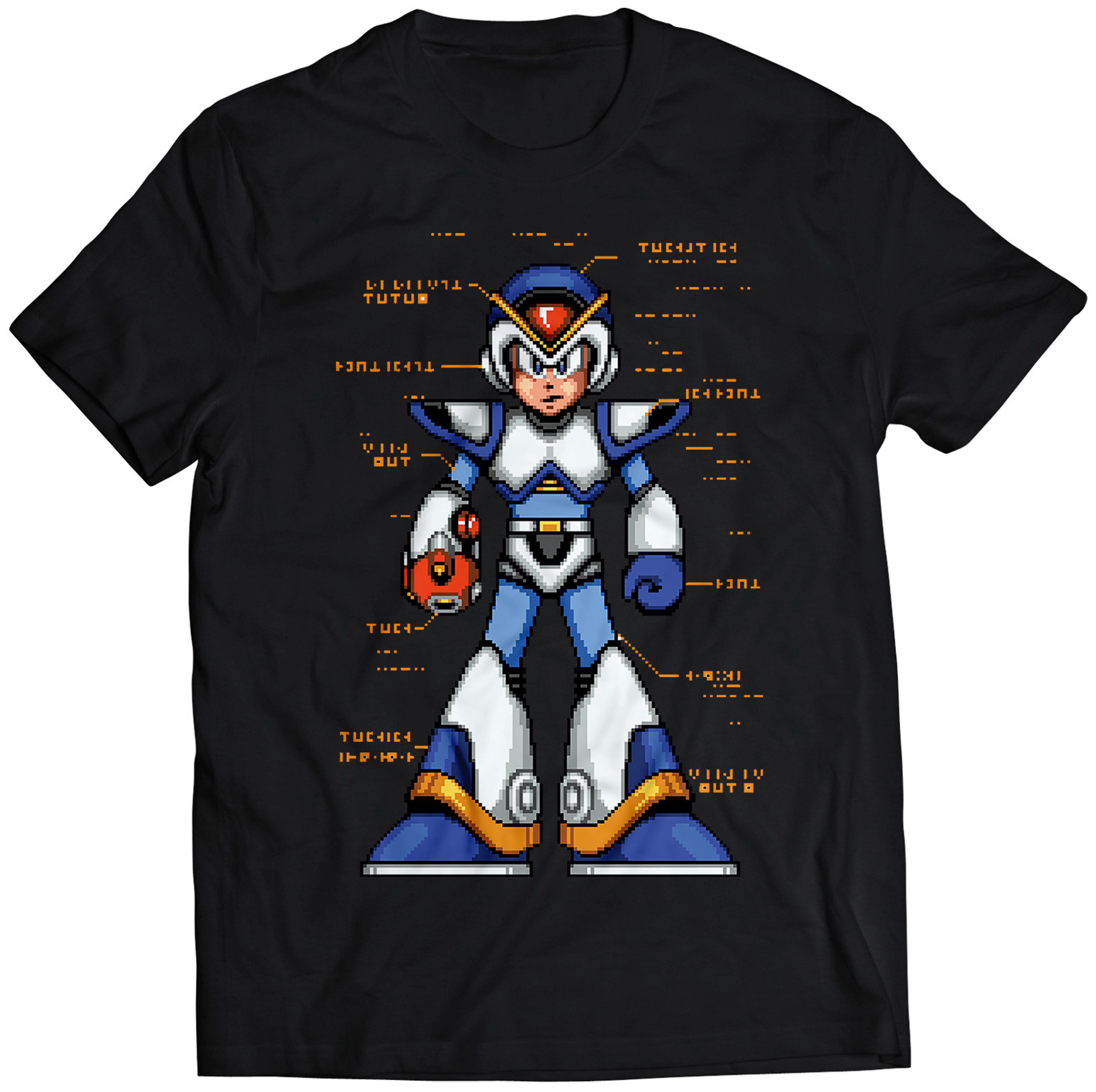 Mega Boy X Fully Upgraded Armor T-shirt - Walmart.com