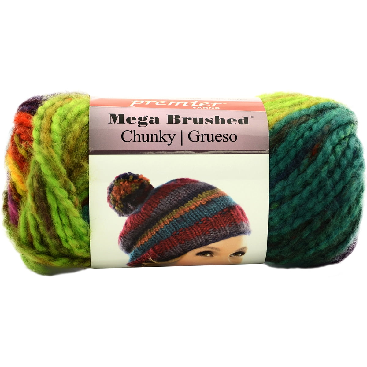 Mega Brushed Chunky Yarn-Carousel, Pk 3, Premier Yarns - Walmart.com