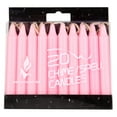 Mega Candles 40 pcs Unscented Pink Mini Taper Candle, 4 Inch Tall x 1/2 ...